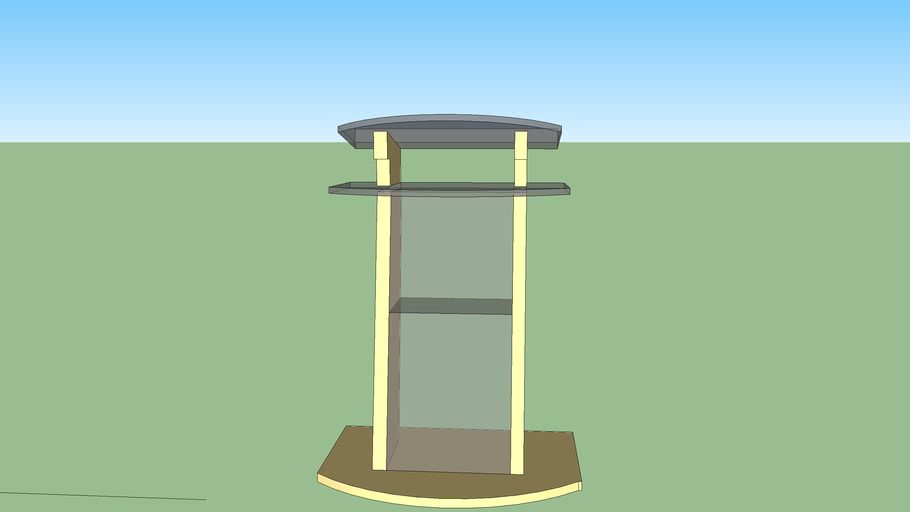 Púlpito Igreja Evangélica 004 | 3D Warehouse