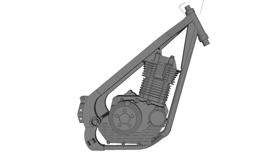 Motorcycle Engine | 3D Warehouse