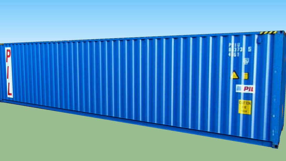 PIL Container 40' | 3D Warehouse