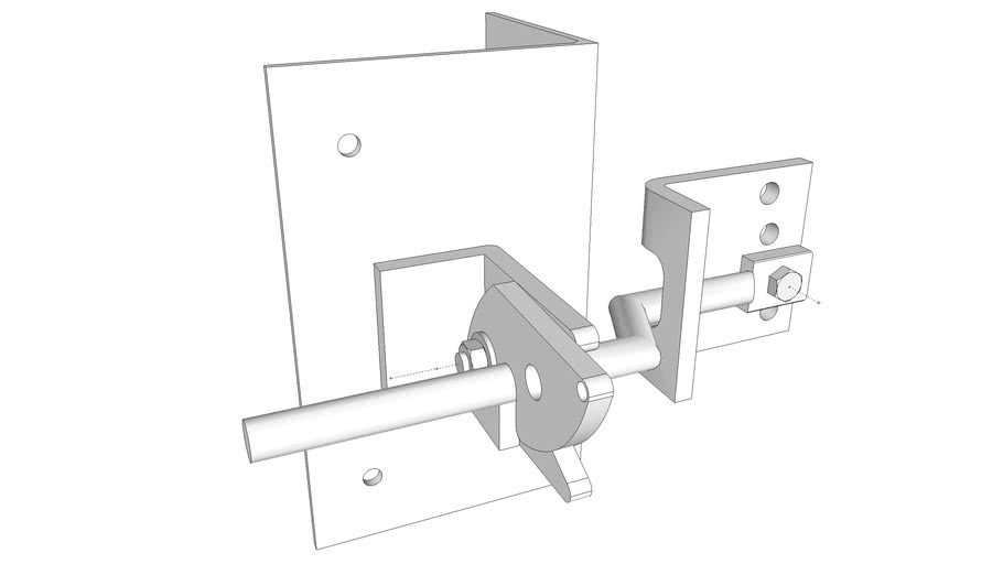 Gate Latch | 3D Warehouse