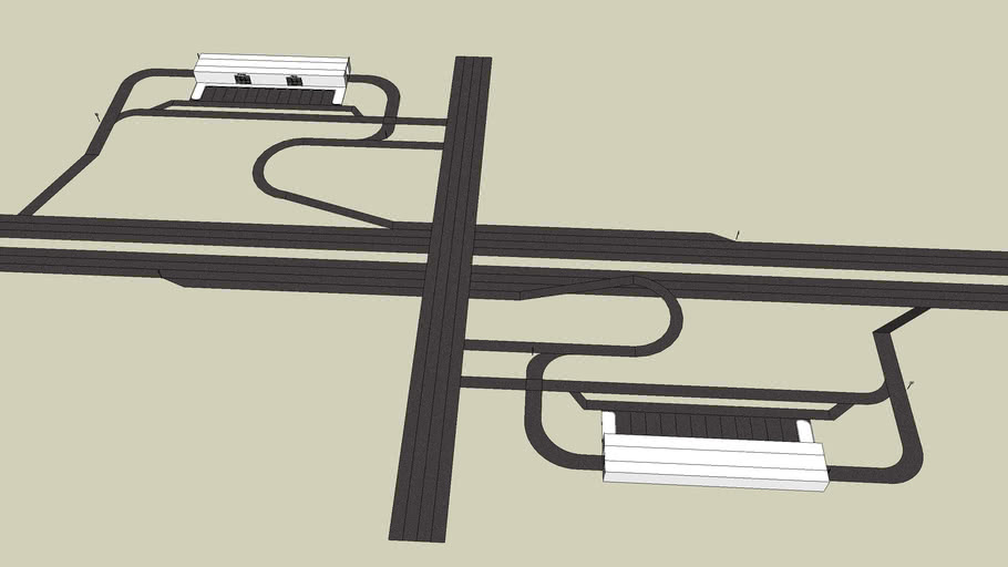 Sketchup Transit Expressway Bus Stations | 3D Warehouse
