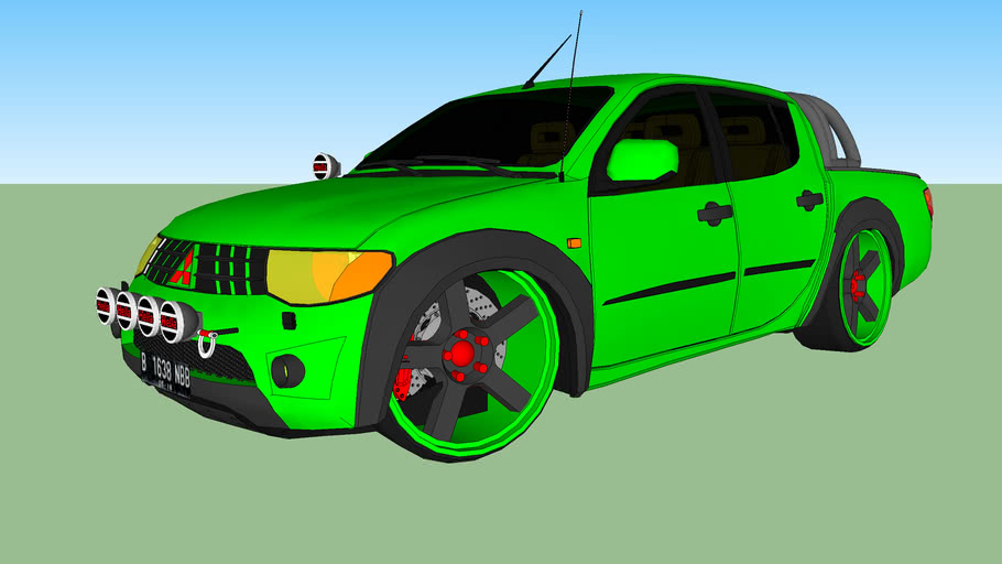 Mitsubishi Strada Triton | 3D Warehouse