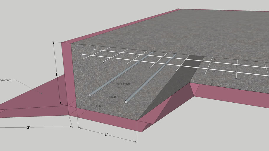 Garage Slab Detail | 3D Warehouse