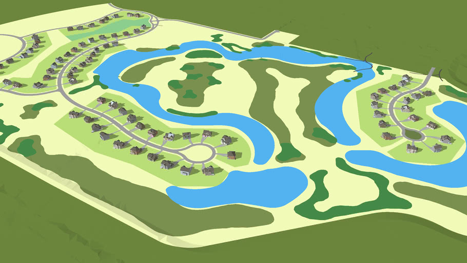 Redevelopment of Oxbow North Dakota Golf Property | 3D Warehouse