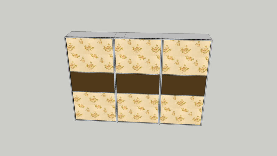 Aristo Sliding Wardrobe | 3D Warehouse