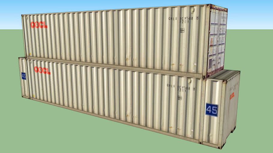Container Double Stack | 3D Warehouse