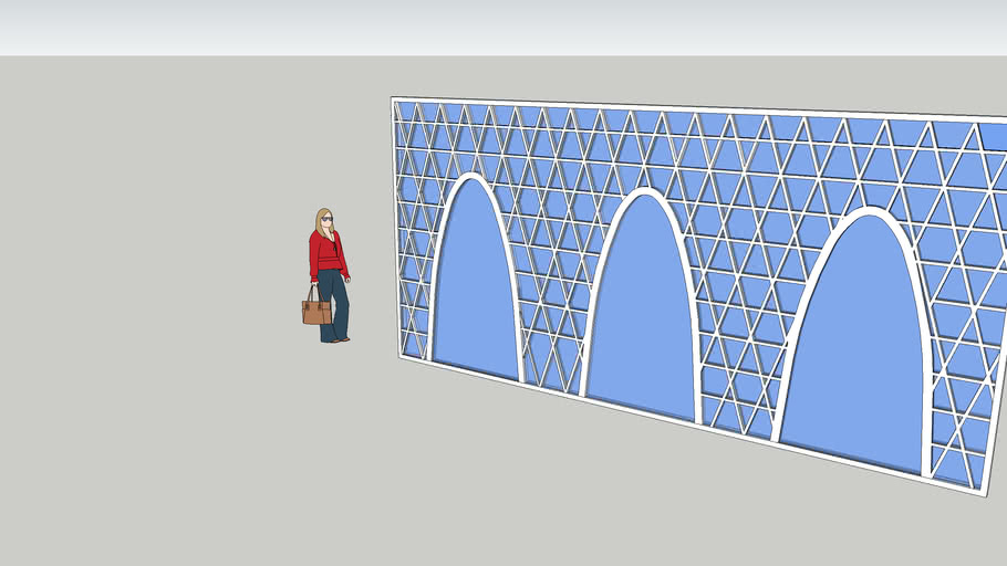 glass partition | 3D Warehouse