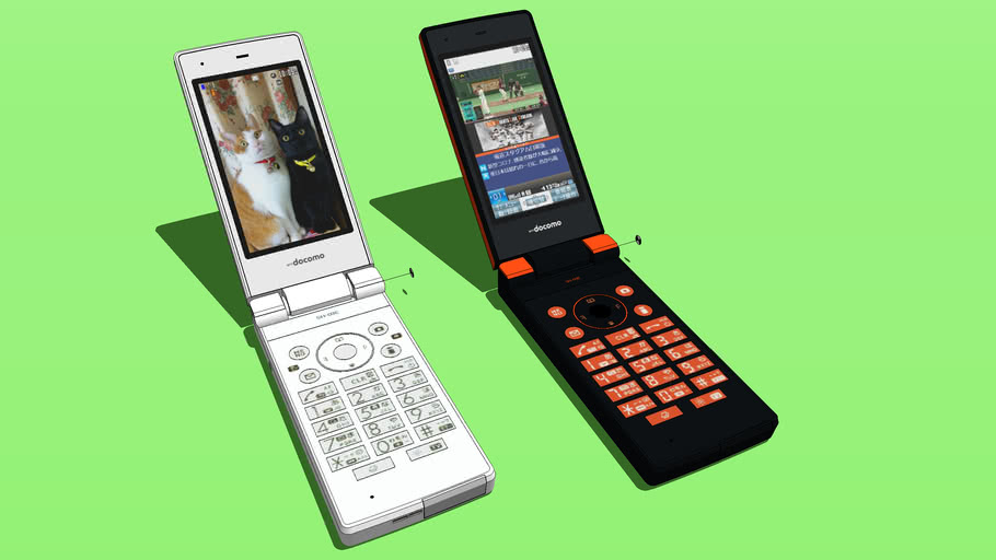 SHARP Cell phone SH-03E (Japan:2012) | 3D Warehouse