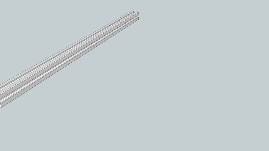 20x20 aluminum extrusion | 3D Warehouse