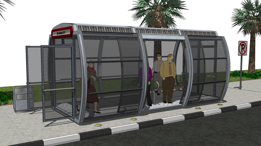 Bus Stop / Waiting Shed - VizualEyes | 3D Warehouse