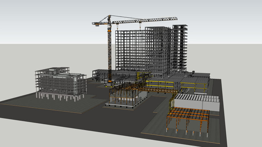 skyscrapers construction | 3D Warehouse