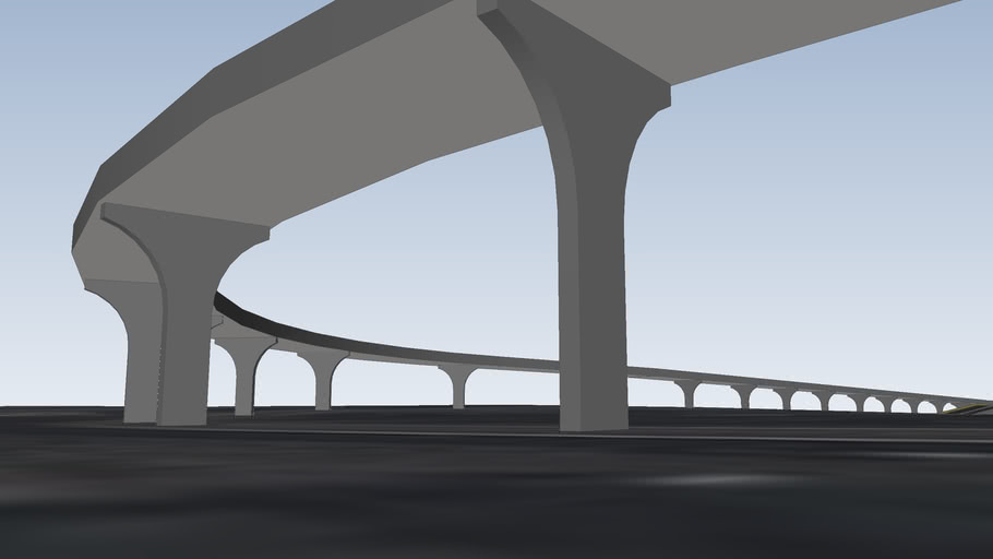 Majura Gate Multi Layer Flyover Bridge, Surat. | 3D Warehouse