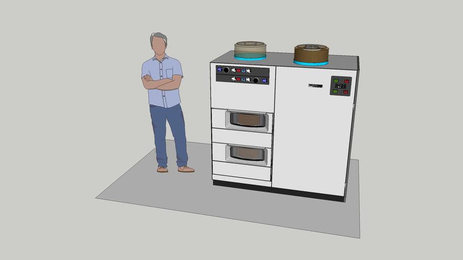 IBM 3330 DATA STORAGE SYSTEM – 3333 CONTROL MODULE | 3D Warehouse