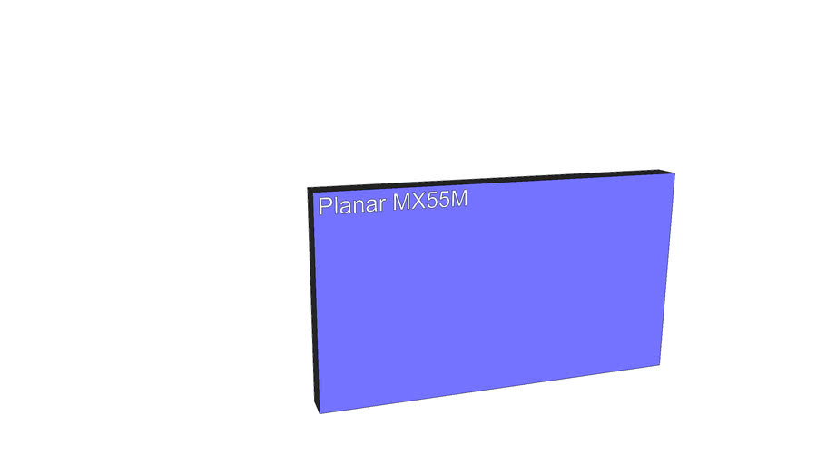 Planar MX55M LCD Panel | 3D Warehouse