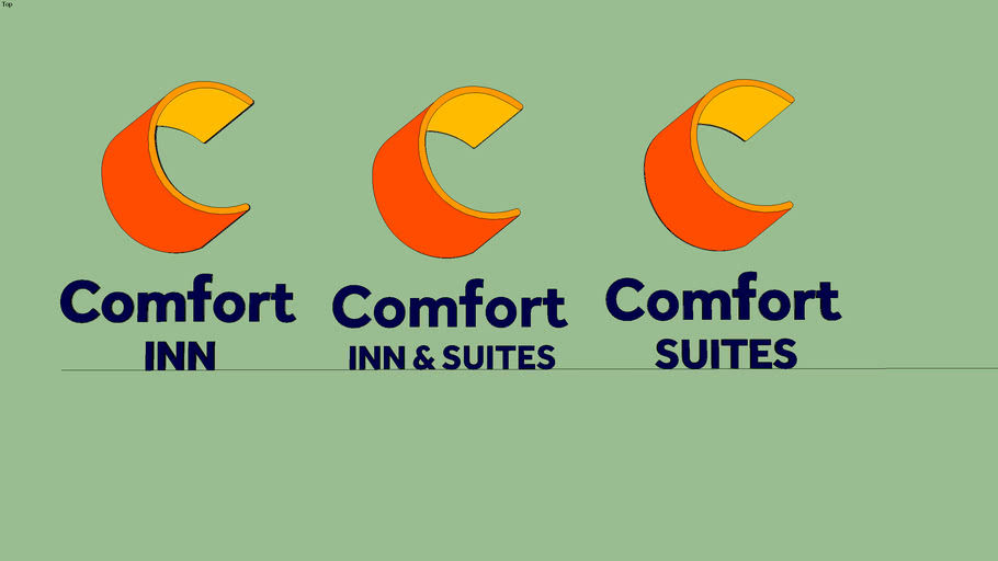New Comfort Inn/Suites Logos | 3D Warehouse