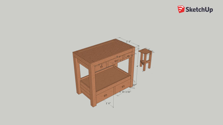 workbench.skp | 3D Warehouse