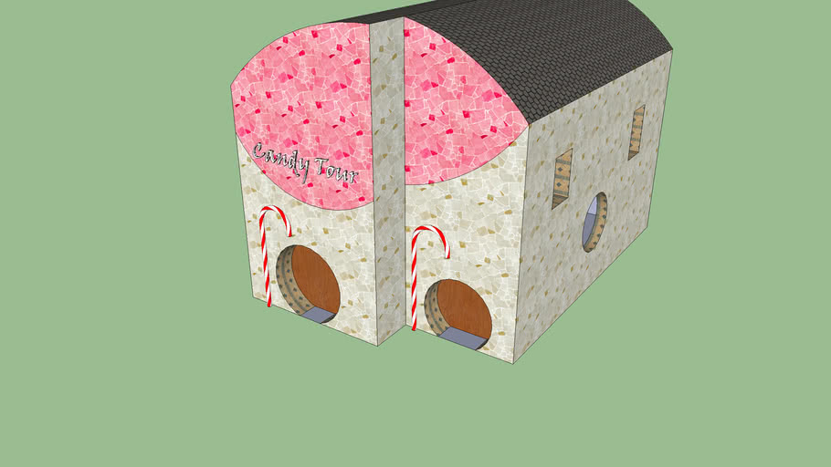 candy tour shop building | 3D Warehouse