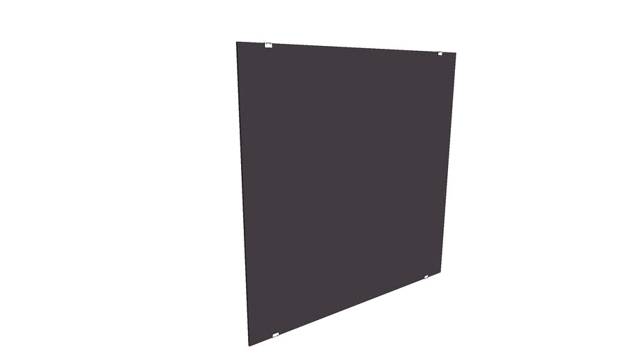 Acrylic panel 800x800 Slate grey | 3D Warehouse