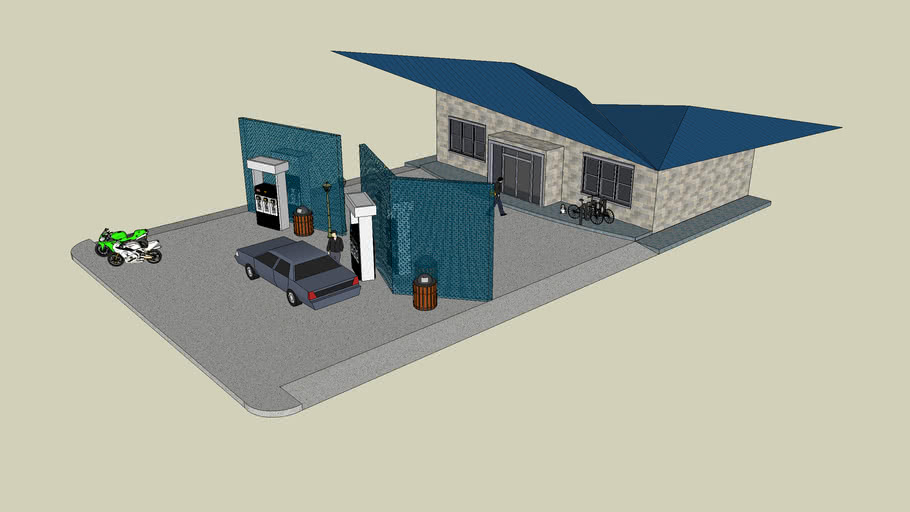 Gas Station | 3D Warehouse
