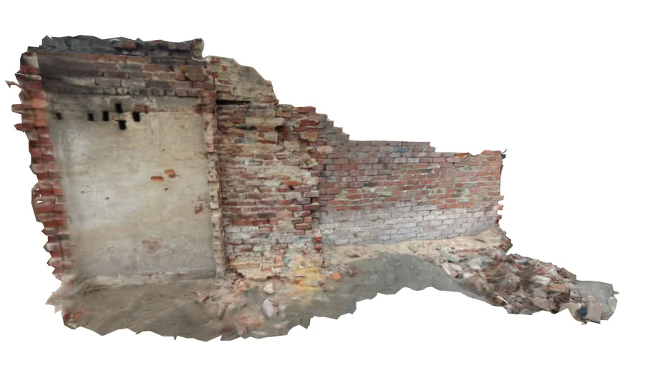 Brick Wall Damaged | 3D Warehouse