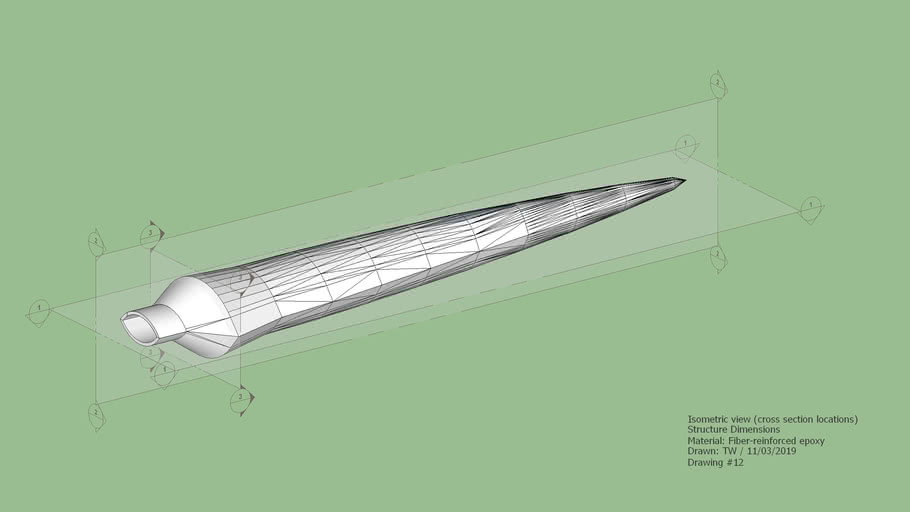 Wind Turbine Blade | 3D Warehouse