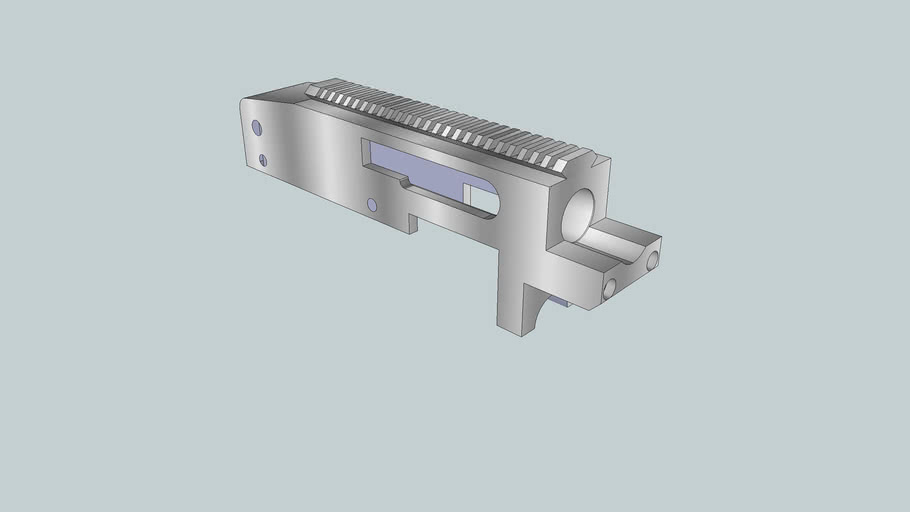 Ruger 10/22 upper receiver CNC scale | 3D Warehouse