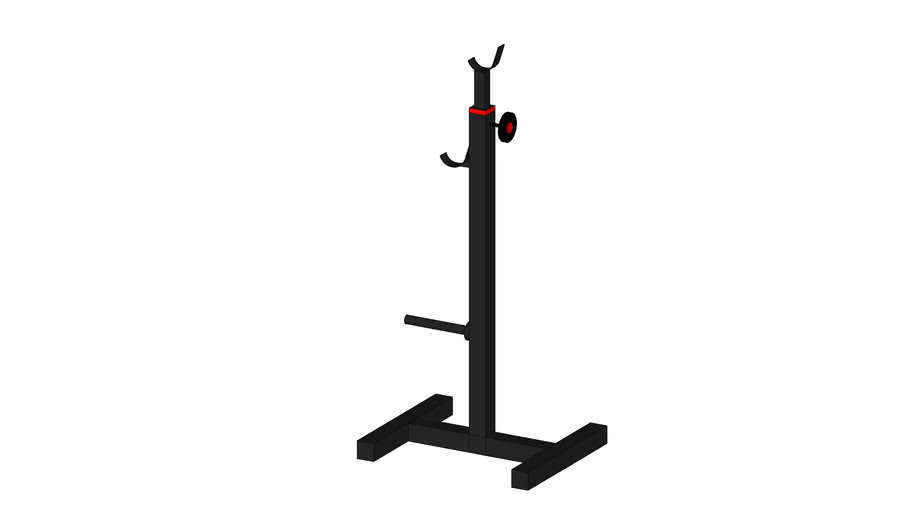 Barbell holder Stojak na sztangę | 3D Warehouse