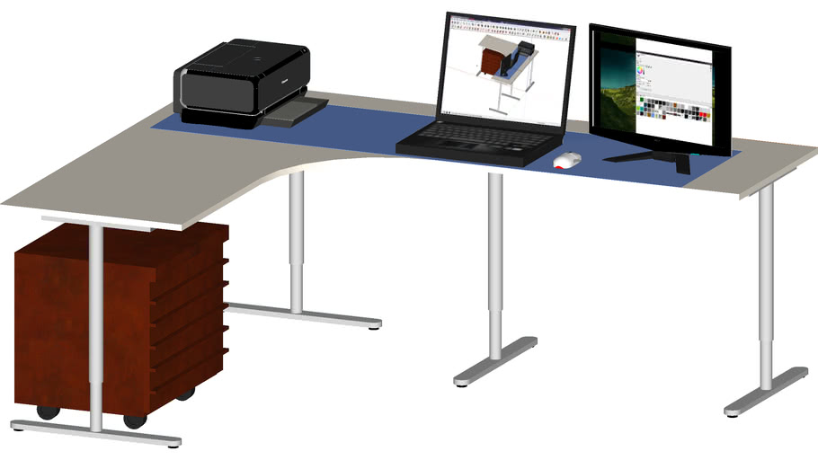 Computer set new | 3D Warehouse