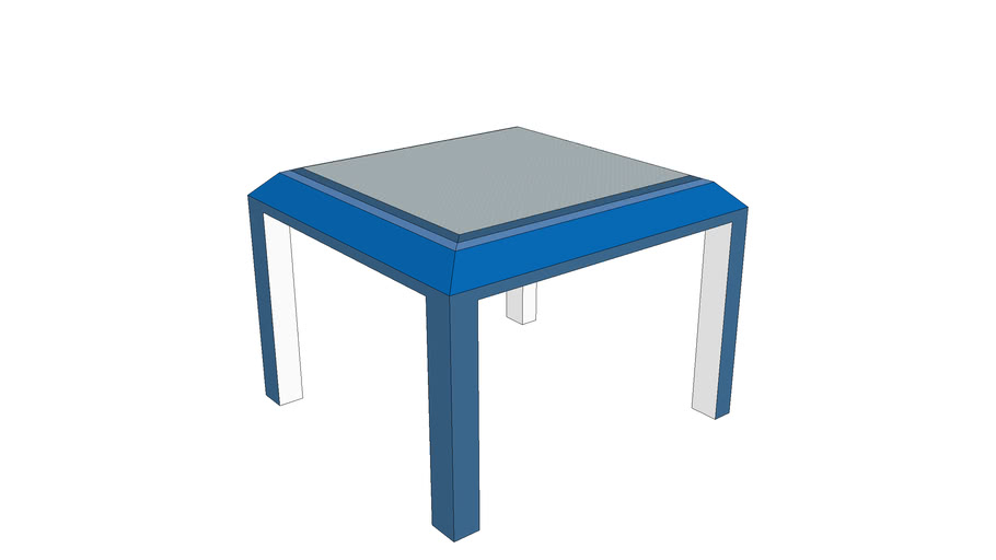 glass table | 3D Warehouse