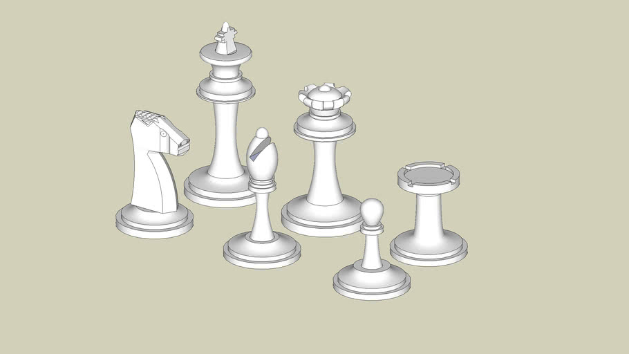 Chess Pieces | 3D Warehouse