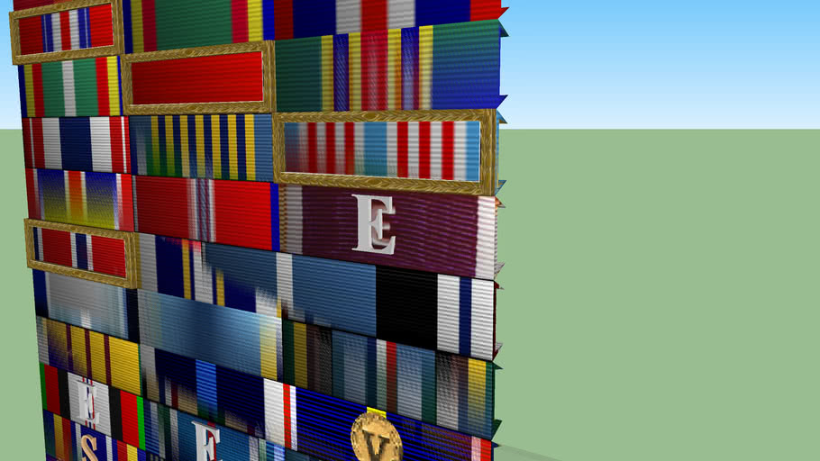 Award Ribbon Bar | 3D Warehouse