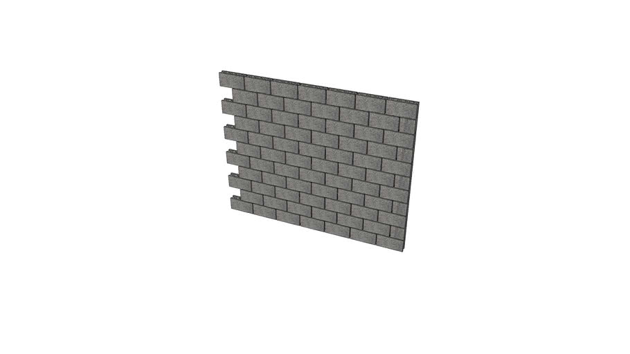 Concrete Hollow Block Wall | 3D Warehouse