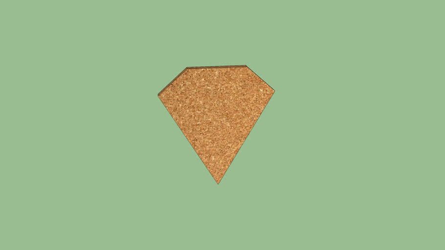 Diamond Cork Board | 3D Warehouse
