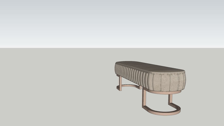 Bench Stainless + Seat | 3D Warehouse