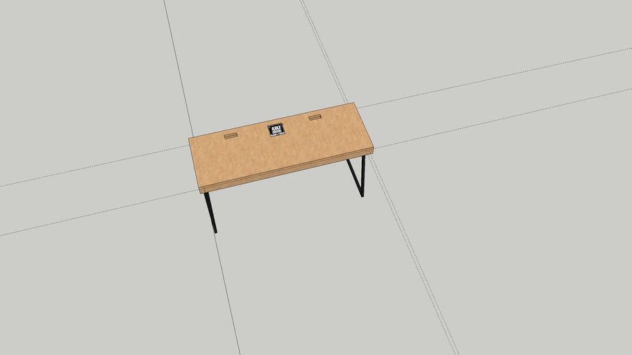 wood table | 3D Warehouse