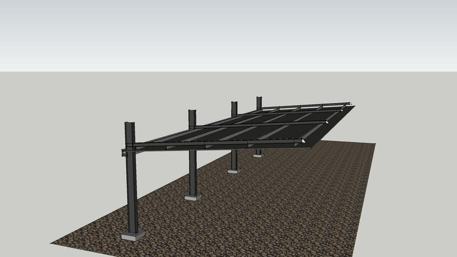 Steel Canopy-02 | 3D Warehouse
