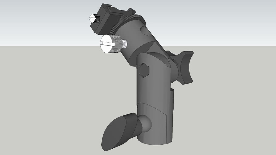 Adjustable Flash Bracket. Photography | 3D Warehouse