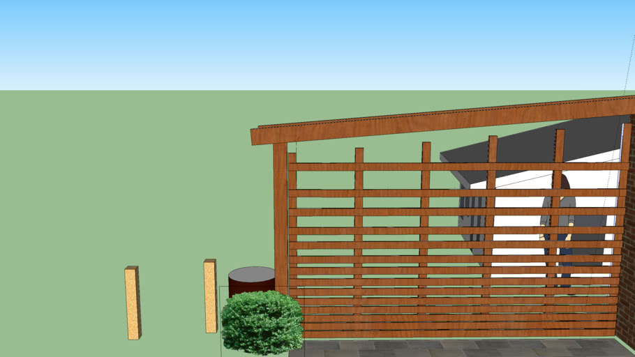 Privacy fence_fibonacci series | 3D Warehouse