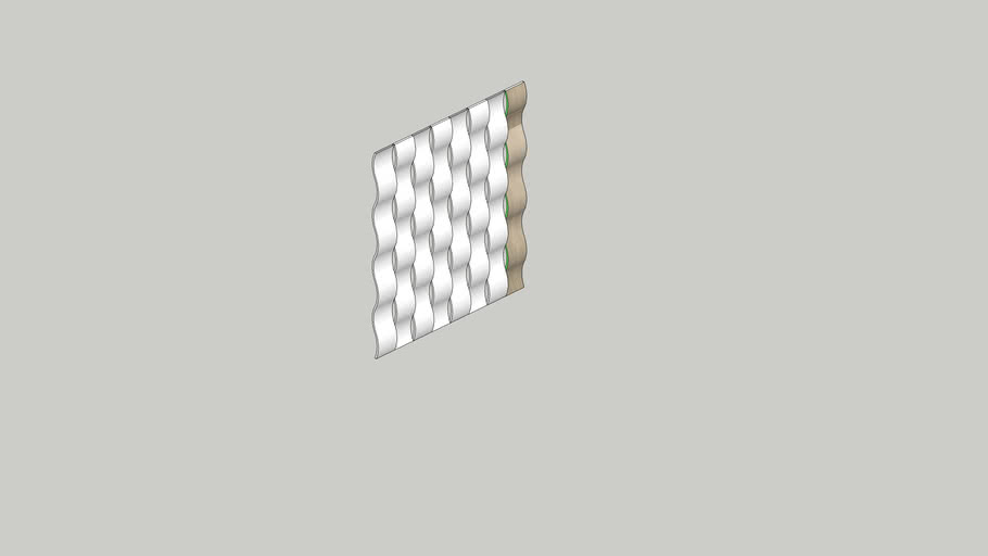 wavy wall | 3D Warehouse