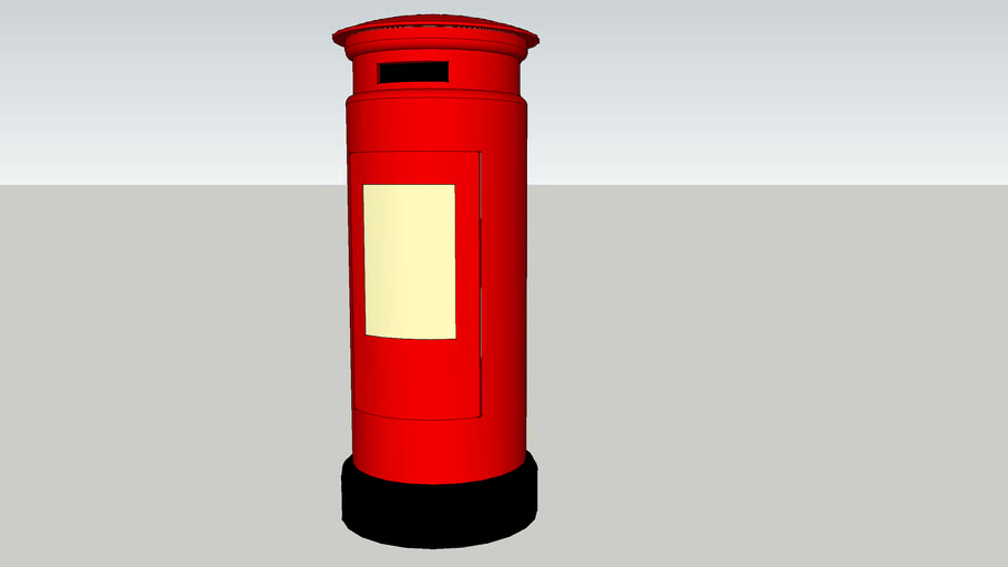 Royal Mail Post Box | 3D Warehouse