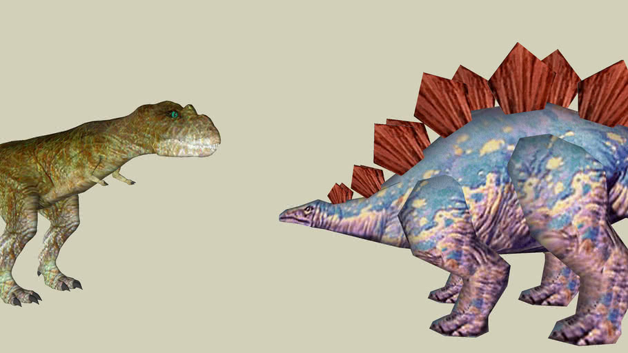 allosaurus vs stegosaurus | 3D Warehouse