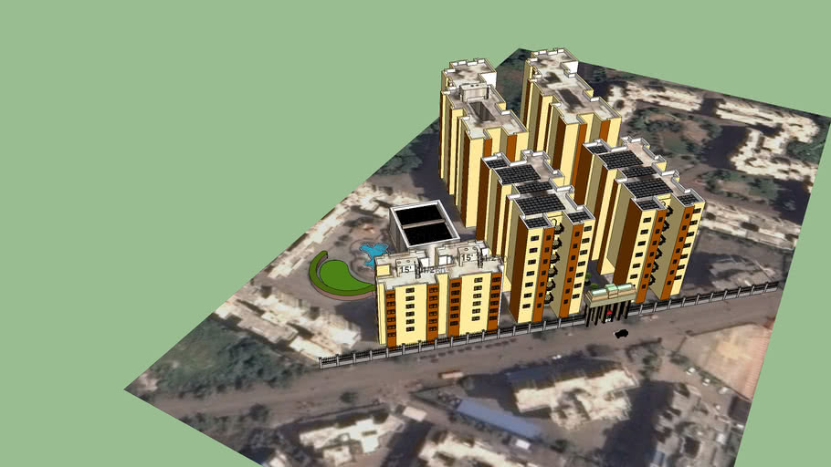 Housing colony society | 3D Warehouse