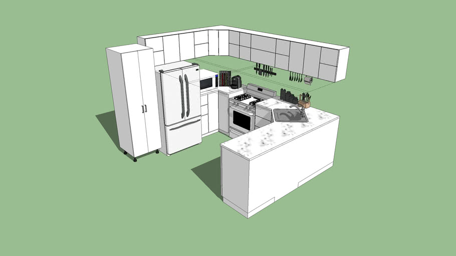Full Corner Kitchen | 3D Warehouse