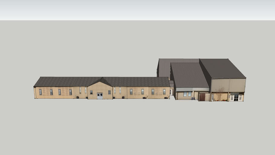 Old High School Building | 3D Warehouse