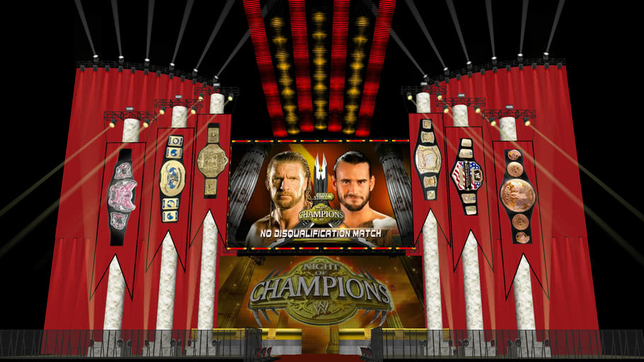 WWE Night of Champions 2011 HD Stage | 3D Warehouse
