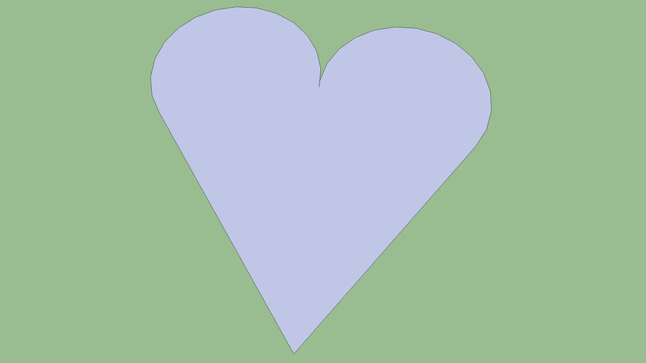 2D heart | 3D Warehouse