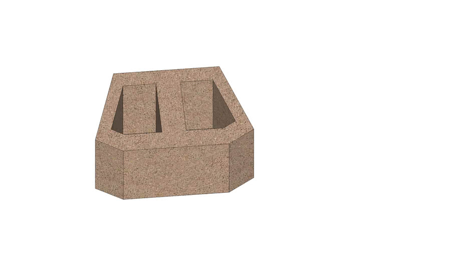 Anchor Diamond Pro Block - Without Lip | 3D Warehouse