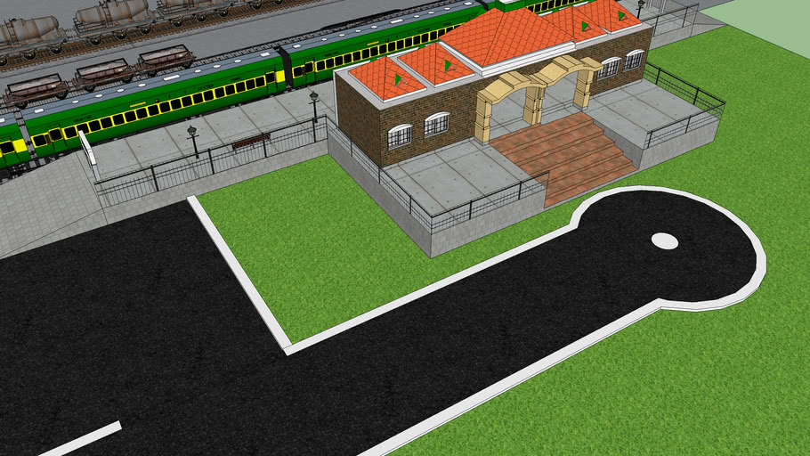 Railway Station | 3D Warehouse