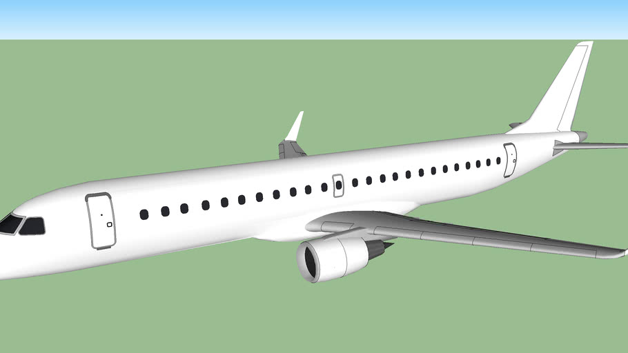 Template - Embraer E-190 | 3D Warehouse