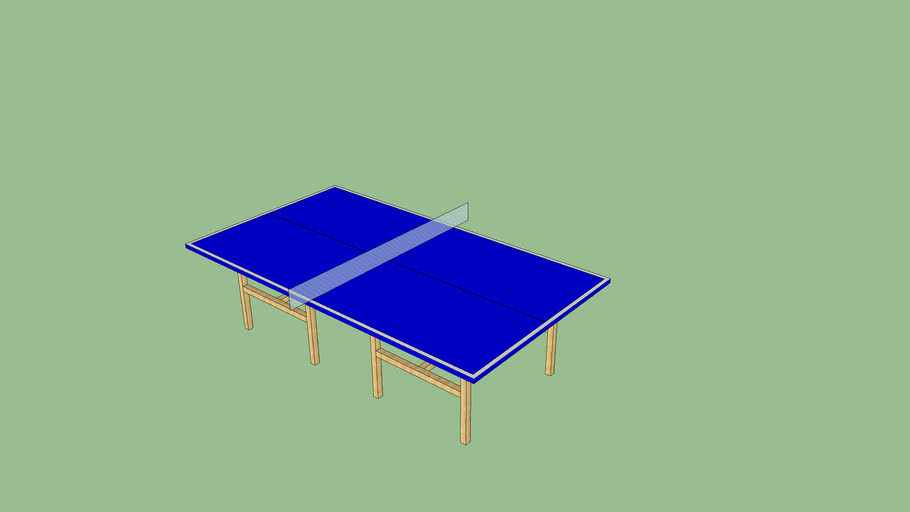 Table tennis table | 3D Warehouse